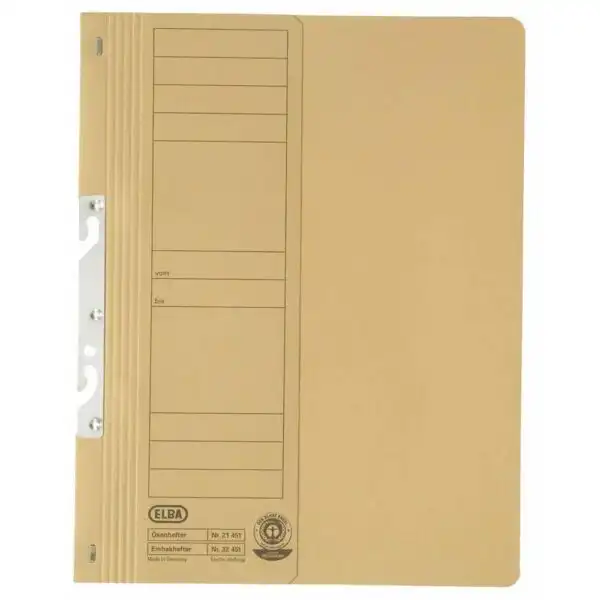 Dosar carton incopciat 1/2 ELBA - galben